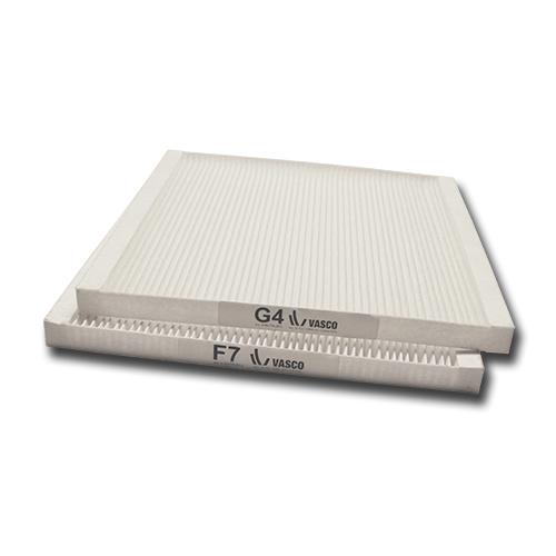 Filterset 1xG4+1xF7 voor Vasco DX4, DX5 en DX6 | Luchtwinkel